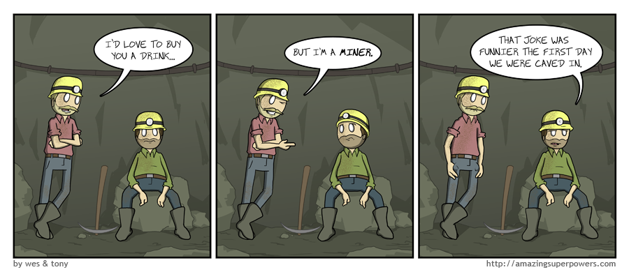 AmazingSuperPowers: Webcomic at the Speed of Light - Miner AmazingSuperPowers: Webcomic at the Speed of Light - Miner